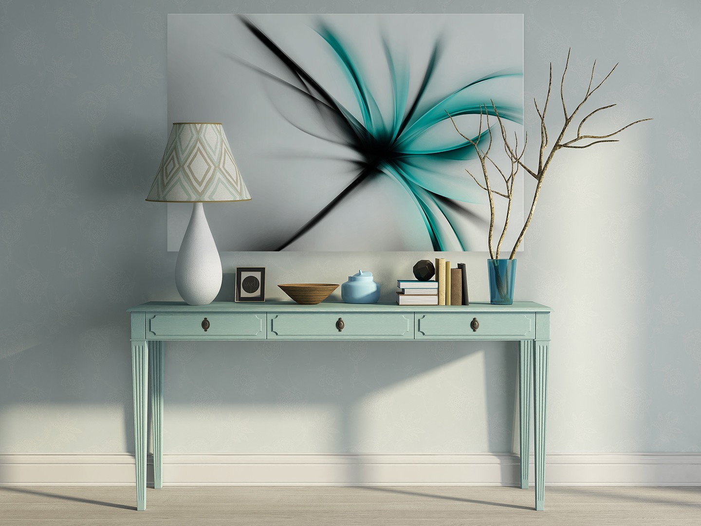 Stoicki spokój - nowoczesny obraz do salonu