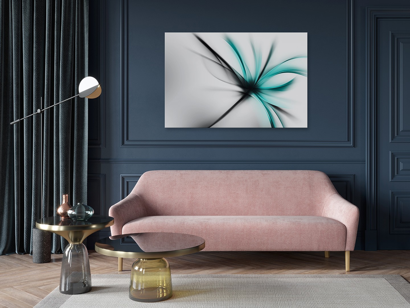 Stoicki spokój - nowoczesny obraz do salonu